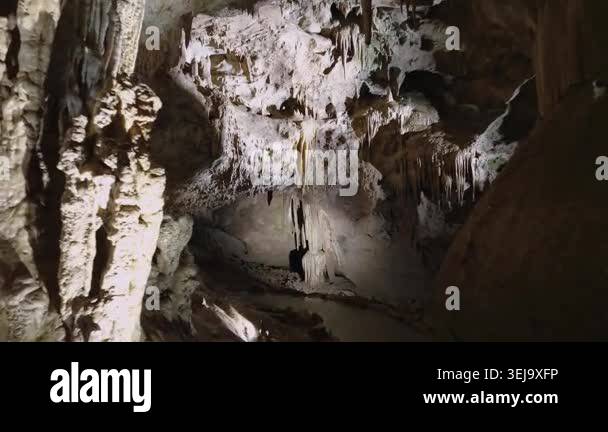 Famous prometheus cave near Kutaisi with many stalactites and ...
