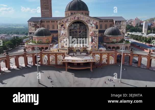 Sanctuary Of Our Lady Aparecida In Aparecida Sao Paulo Brazil. Stunning ...