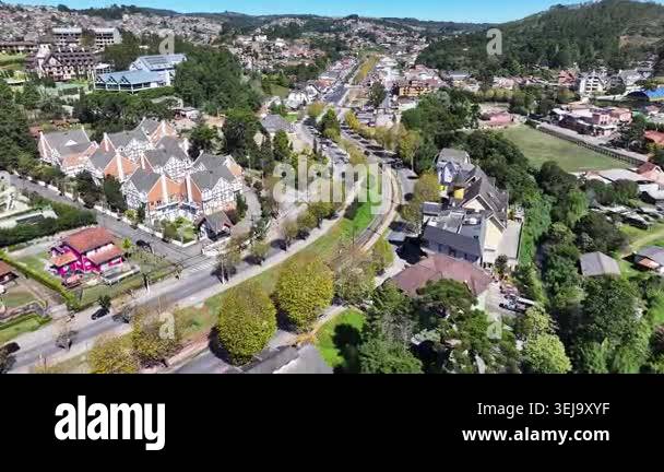 Januario Miraglia Ave In Campos Do Jordao Sao Paulo Brazil. Capturing ...