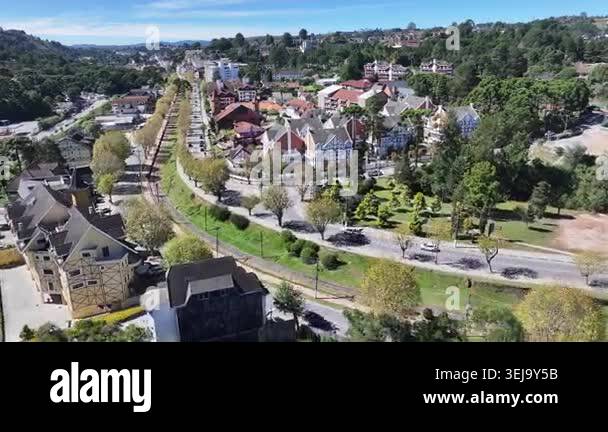 Campos Do Jordao Skyline In Campos Do Jordao Sao Paulo Brazil. Amazing ...