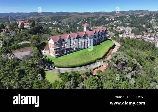Luxury Hotel In Campos Do Jordao Sao Paulo Brazil. Highrise Building ...
