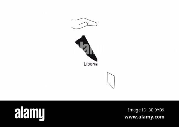 Minimalist line art showing cupped hands supporting a dark silhouette ...