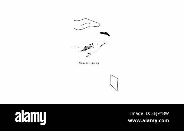 Minimalist line art showing cupped hands gently holding a fragmented ...