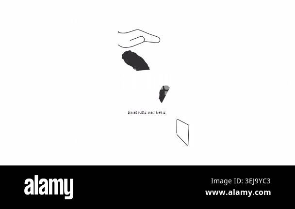 Minimalist line art depicting two open hands, one above the other, with ...