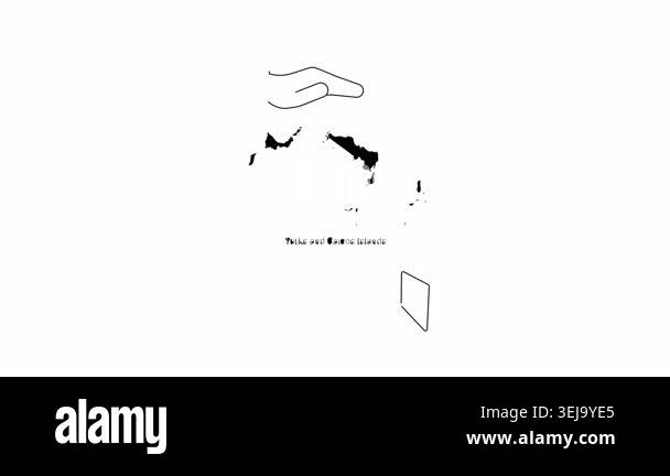 A minimalist, abstract illustration featuring two open hands, one above ...