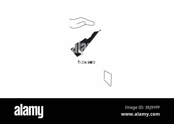 A minimalist graphic design featuring two open hands, one above and one ...