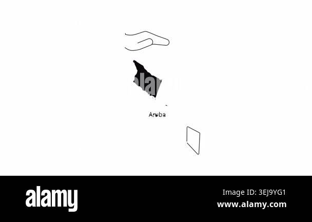 Minimalist line art showing two open hands cupping a dark, irregular ...