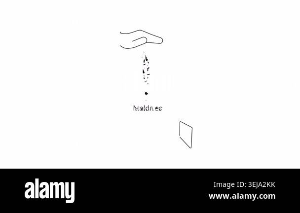 Minimalist line drawing showing two open hands, one above the other ...