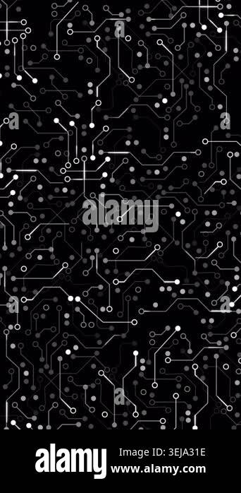 Vertical video abstract digital background featuring minimal white ...