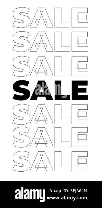 Captivating and modern typographic design emphasizing a powerful retail ...