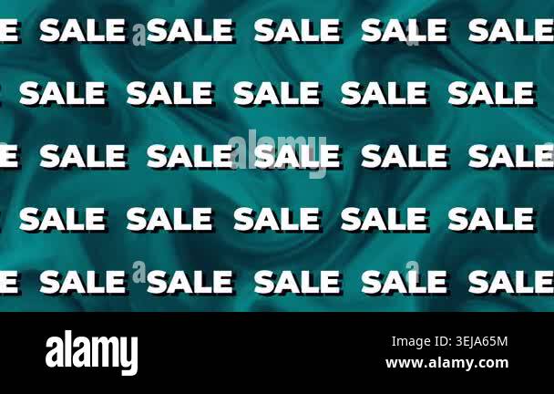 Vibrant sale announcement video background featuring repeating white ...