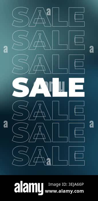 Modern vertical 'SALE' banner design featuring an eye-catching text ...