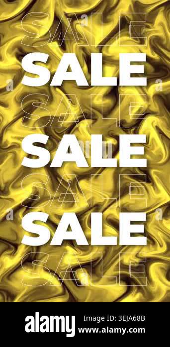 Vibrant 4K UHD motion graphic for sales events, featuring bold SALE ...
