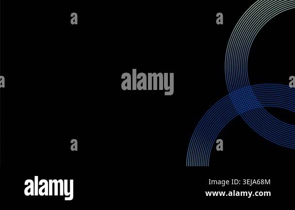 Dynamic abstract background featuring glowing blue concentric circles ...