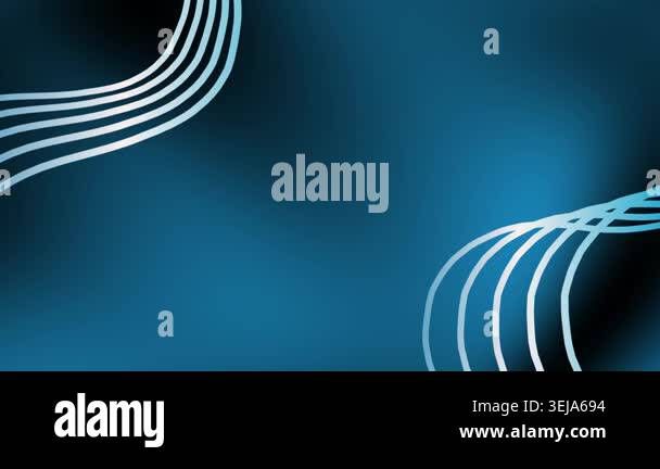 Stunning 4K abstract blue background featuring elegant flowing white ...