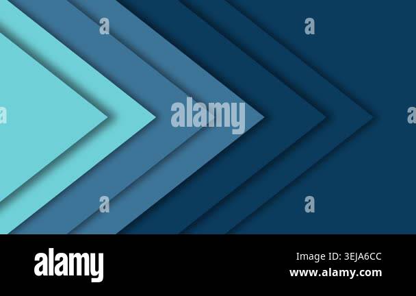 Dynamic abstract background featuring layered blue geometric chevron ...