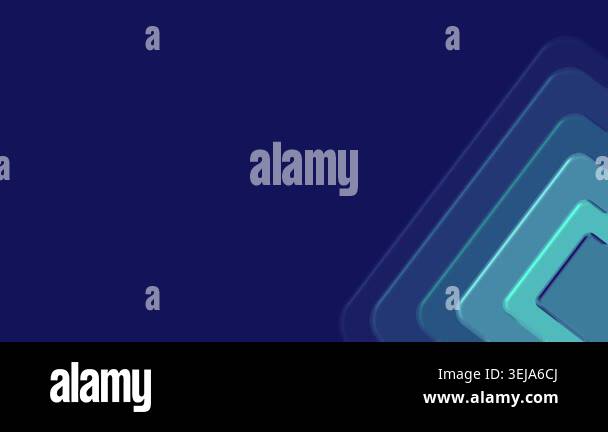 Dynamic blue geometric layers form a sleek and professional virtual ...