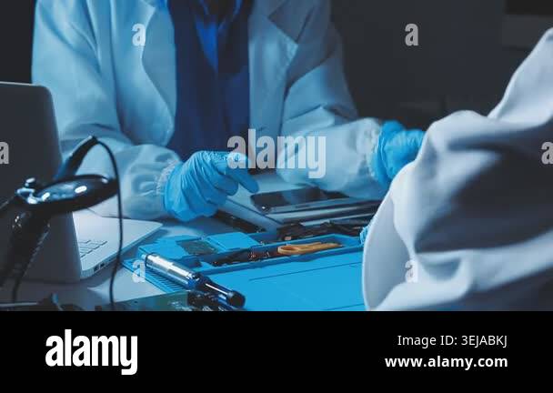 scientist in laboratory. scientist working in lab. scientist doing ...