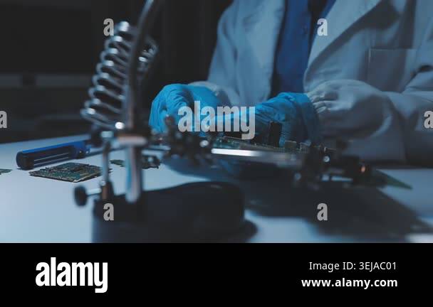the computer repair and repair service Stock Video Footage - Alamy