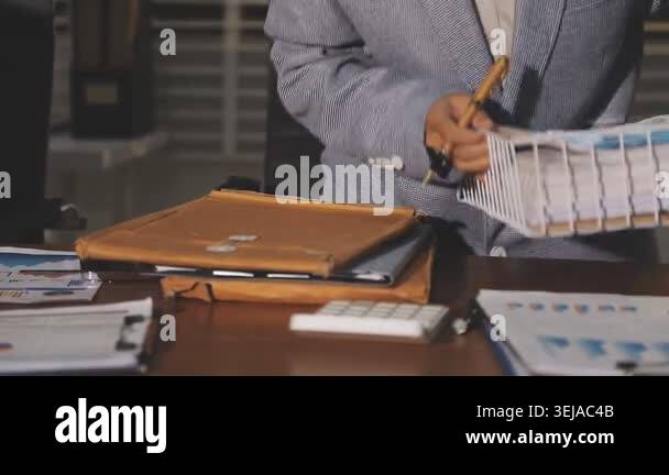 business man working in office Stock Video Footage - Alamy