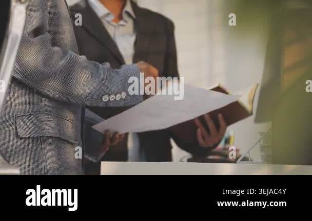 businessman using digital tablet in office Stock Video Footage - Alamy
