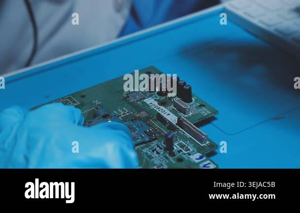 close up of computer chip Stock Video Footage - Alamy