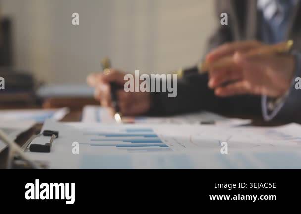 businessman working in office Stock Video Footage - Alamy