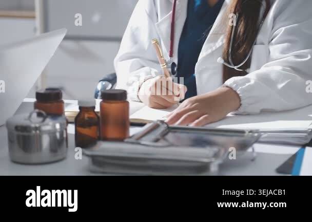 doctor in medical office Stock Video Footage - Alamy