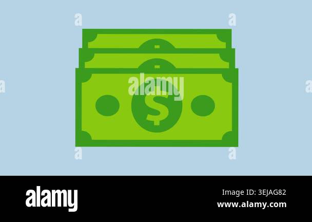 Green us dollar bills with a dollar sign, Ideal for finance, currency ...