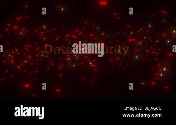 Binary Keywords Data Security Video Animated Background Stock Video ...