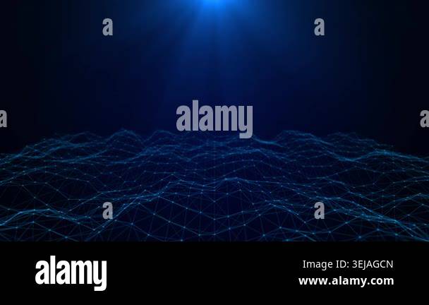 Plexus Moving dots and lines video motion background Stock Video ...