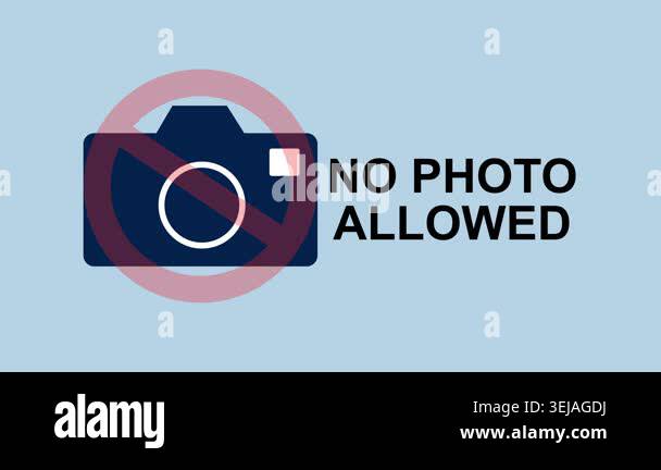 No photo allowed sign with camera, privacy, security and surveillance ...