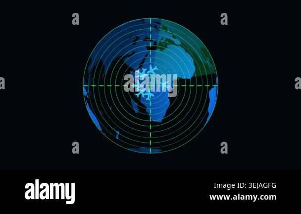Radar screen scanning surrounding traffic hud radar display with Alpha ...