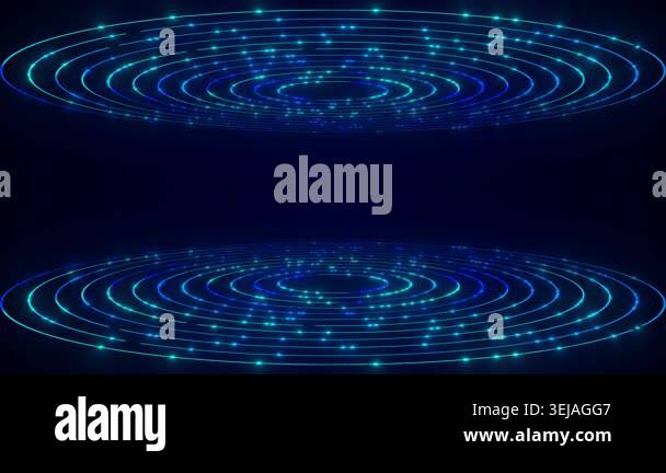 Binary Code Wave Data Flow Cyber Technology Video Background Stock ...