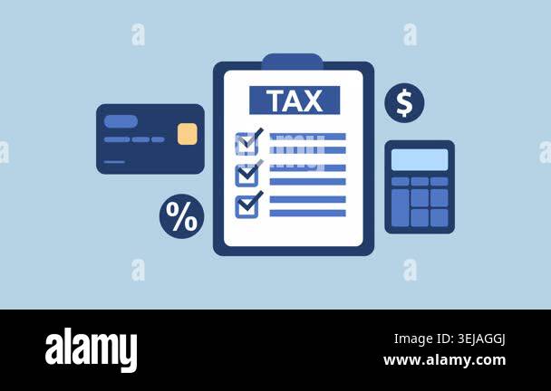 Tax Form Surrounded By Tax, Tax Preparation, Tax Declaration, Financial ...