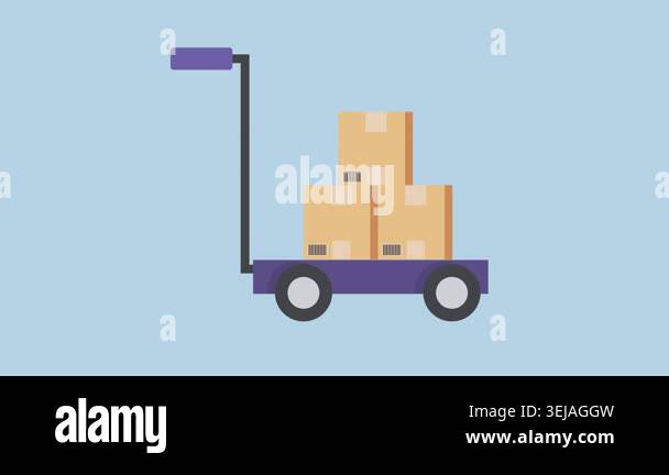 Logistics icon set, Shipping, Transportation, Supply chain, export and ...