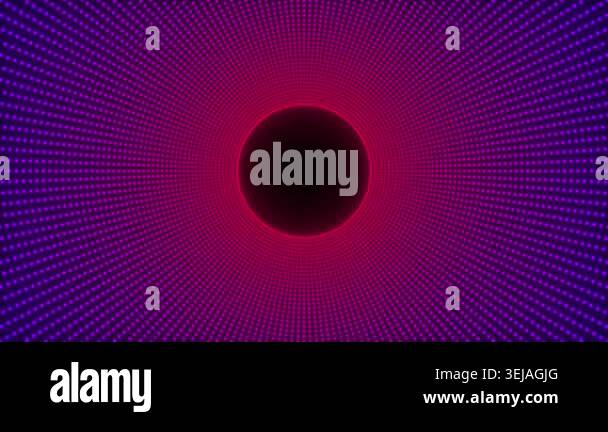 A vibrant abstract fractal background glowing circle pattern with dark ...