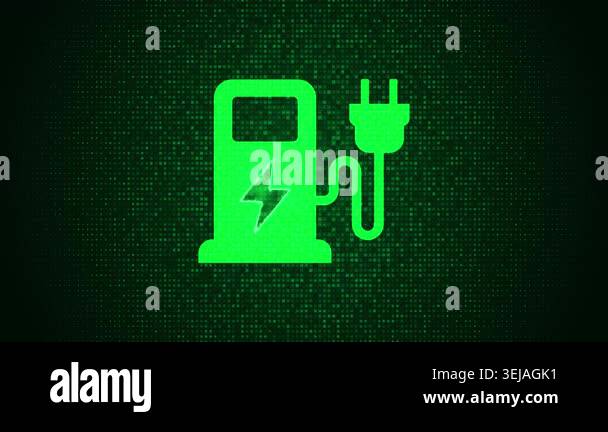 Charging station made with electricity signs, Electric Supply Station ...