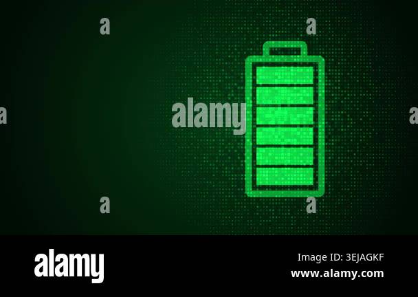 Battery icon made with electricity signs, Battery power supply ...