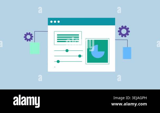 Analytics application dashboard with graph and chart, Data analysis ...