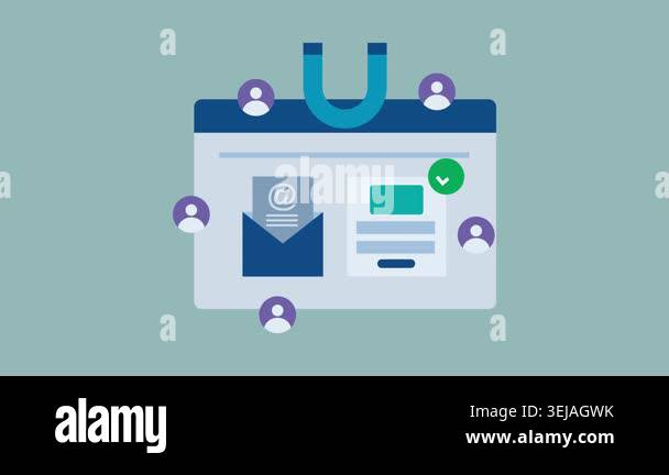 Website landing page generating lead, Collecting customer data from ...