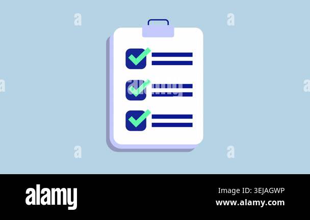 Notebook animated icon 2d Animation with Alpha Matte Stock Video ...