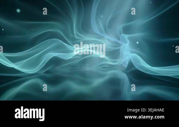 beautiful abstract background with glowing lines and waves Stock Video ...