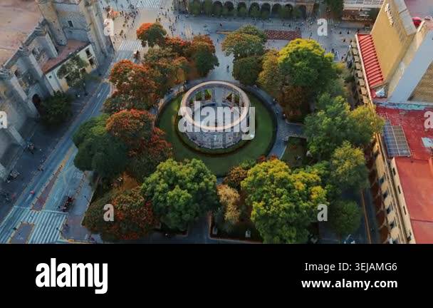 Cinematic Aerial Drone Overflight of the Rotunda of Illustrious ...