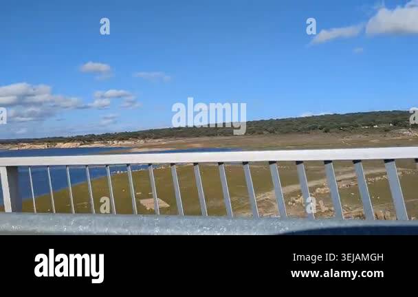 Scenic River Crossing in Salamanca Spain with Blue Sky and Natural ...