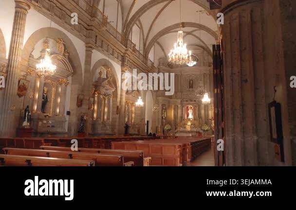 Commercial Sports Photography of a Historic Catholic Church Interior ...