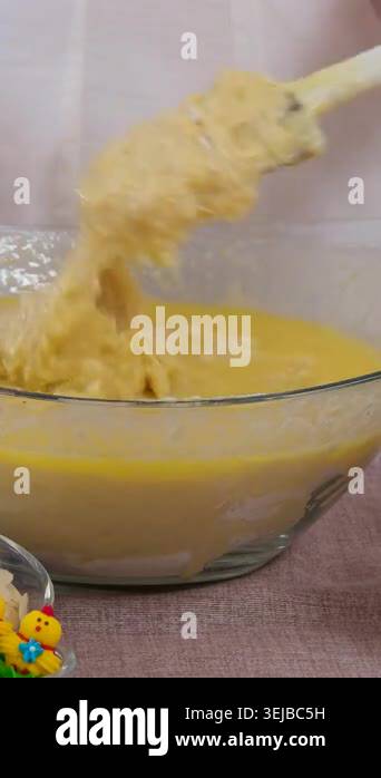 large video set showing full process of preparing homemade sweet ...