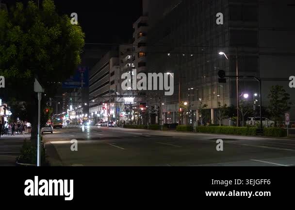 Toyocho in Japan Tokyo Night View Stock Video Footage - Alamy