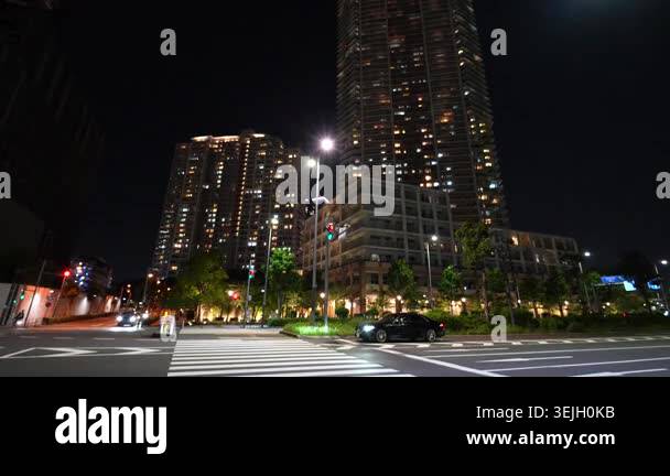 Toyosu, Japan Tokyo Night View 2024 Stock Video Footage - Alamy