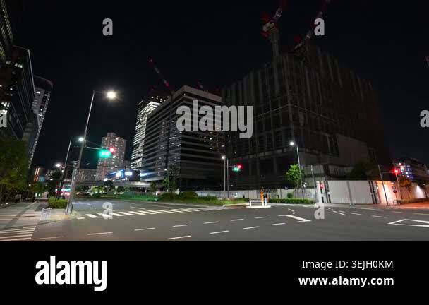 Toyosu, Japan Tokyo Night View 2024 Stock Video Footage - Alamy
